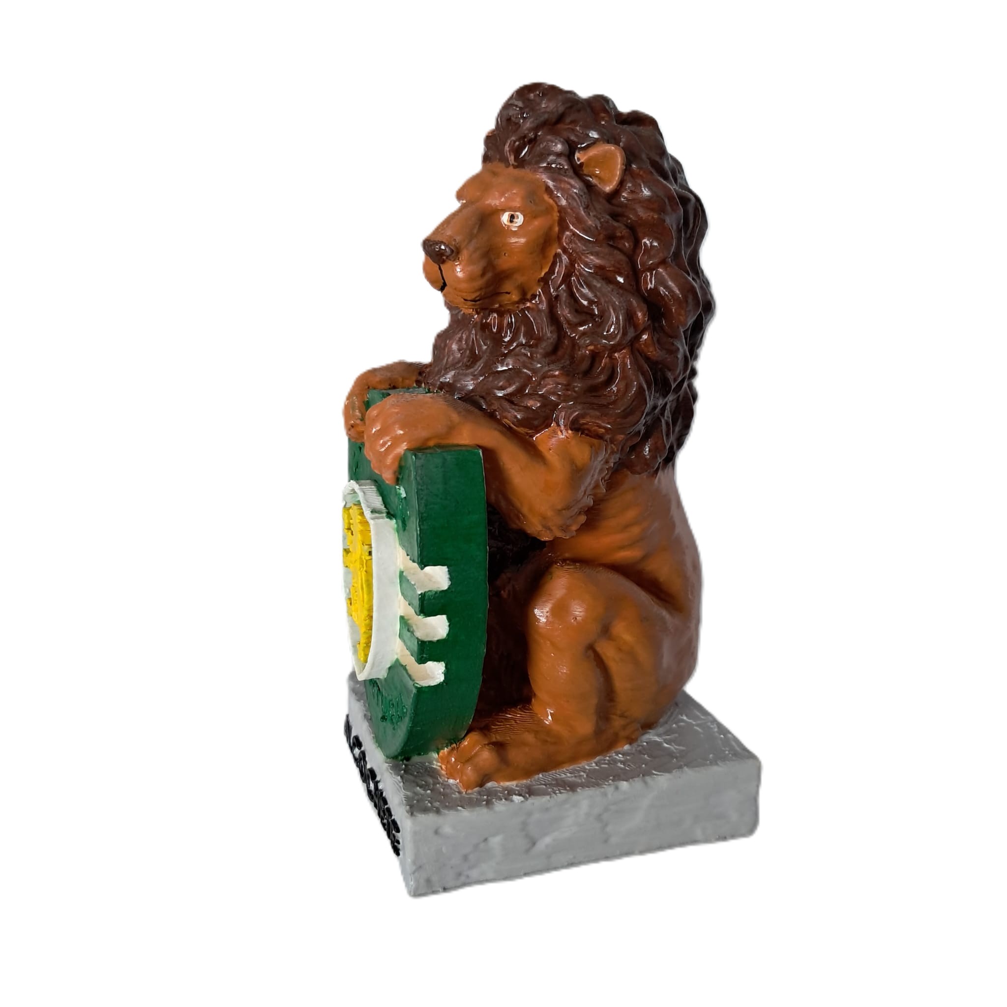 Estatueta Leão Sporting CP com Escudo (Nome personalizado) - Núcleo SCP ...